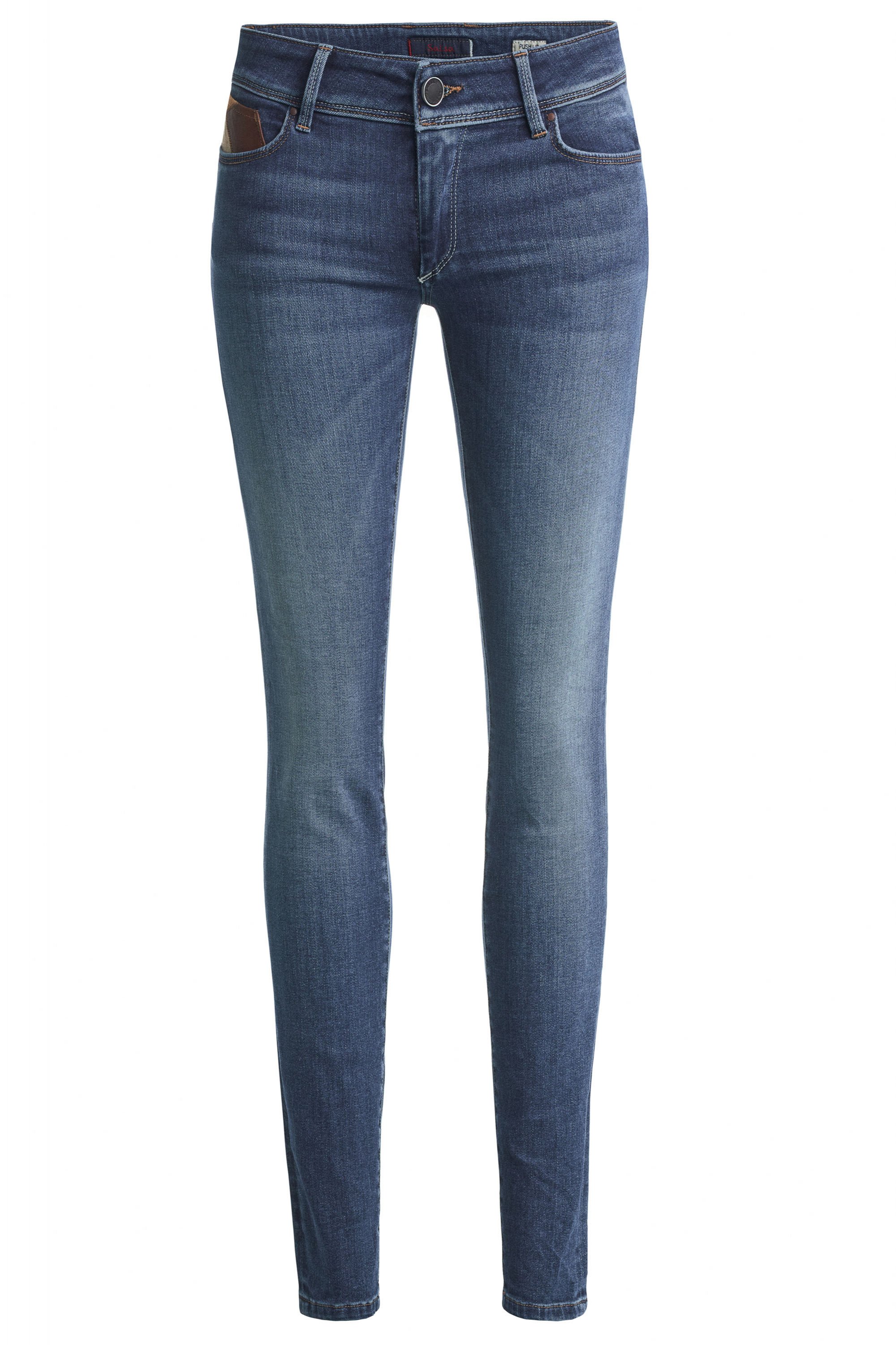 SALSA JEANS PUSH UP WONDER SKINNY blue detail 125420.8503 | SKINNY ...