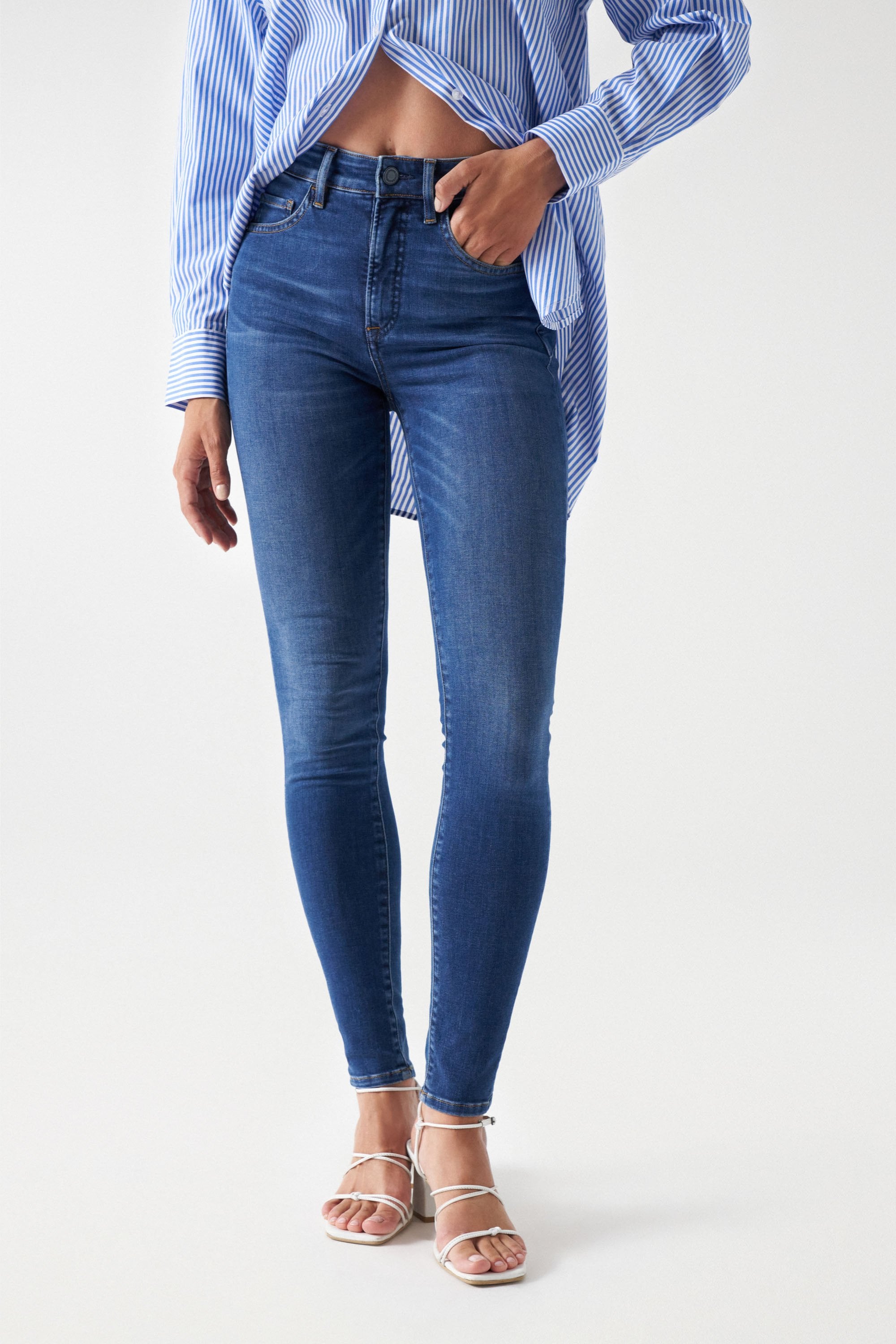 SALSA JEANS FAITH PUSH IN dark blue used 21007006.0854 | Faith | Salsa ...