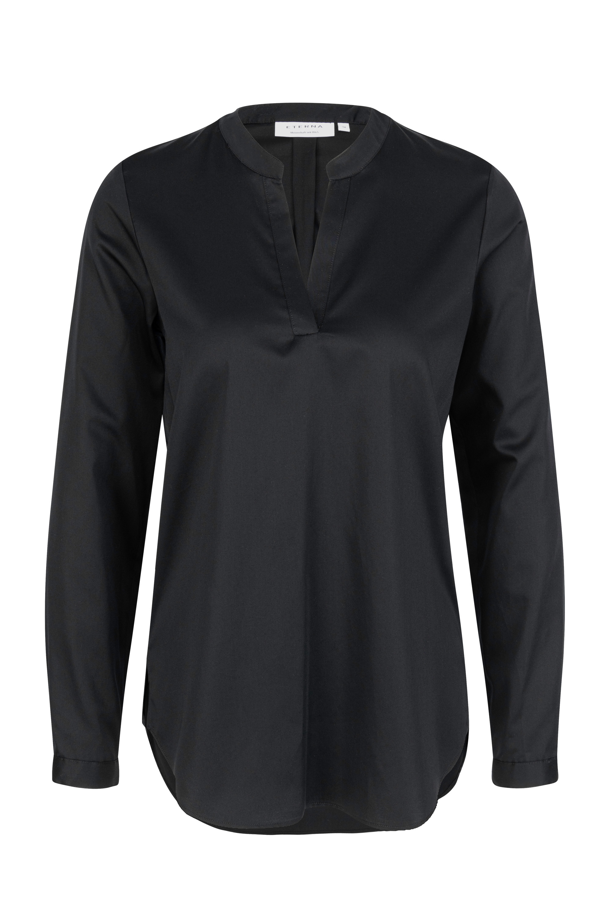 ETERNA LOOSE FIT Langarm Bluse schwarz satin 5352-39-D931 | Loose Fit ...